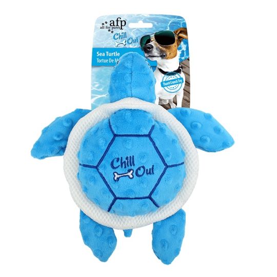 All For Paws Chill Out - Sea Turtle Dog Toy