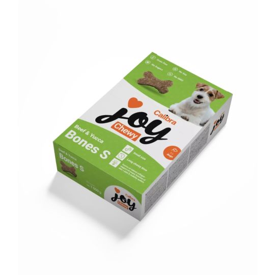 Calibra Joy Chewy Beef & Yucca Small Bones - 40 Pieces