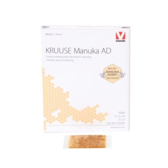 Vet Pharmacy | Kruuse Manuka Honey Absorbent Dressing - 5x5cm 10 Pack ...
