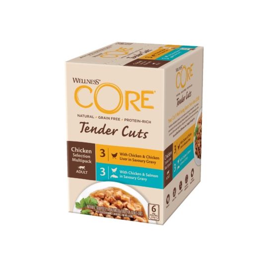 Wellness Core Cat Food - Tender Cuts Chicken Multipack